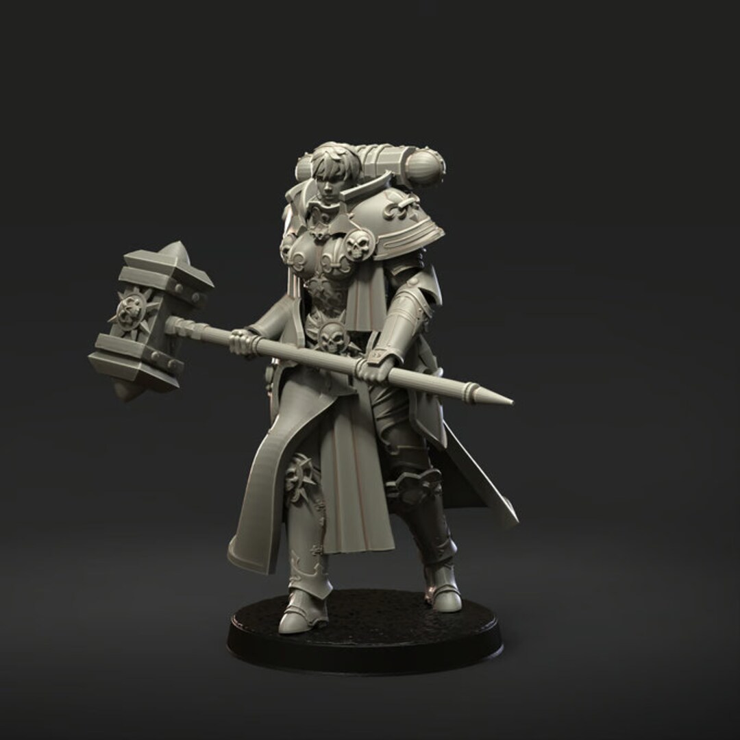 Chrisma Storm of Retribution | HEROIC 32 & 75mm Scale Resin Mini | 14K ...