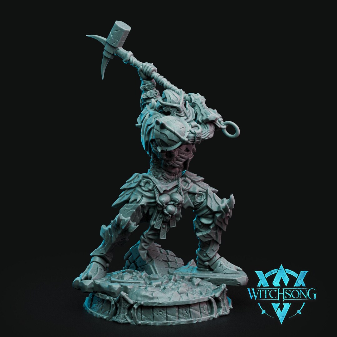 Lieutenant of the Lost Hammer | 75, 100 & 160mm Scale Resin Mini | 14K ...