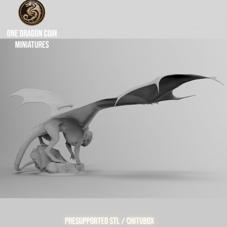 Vorondax Terror of the Peaks Variable Scale Resin Miniature 12K Resolution Dnd Pathfinder ...