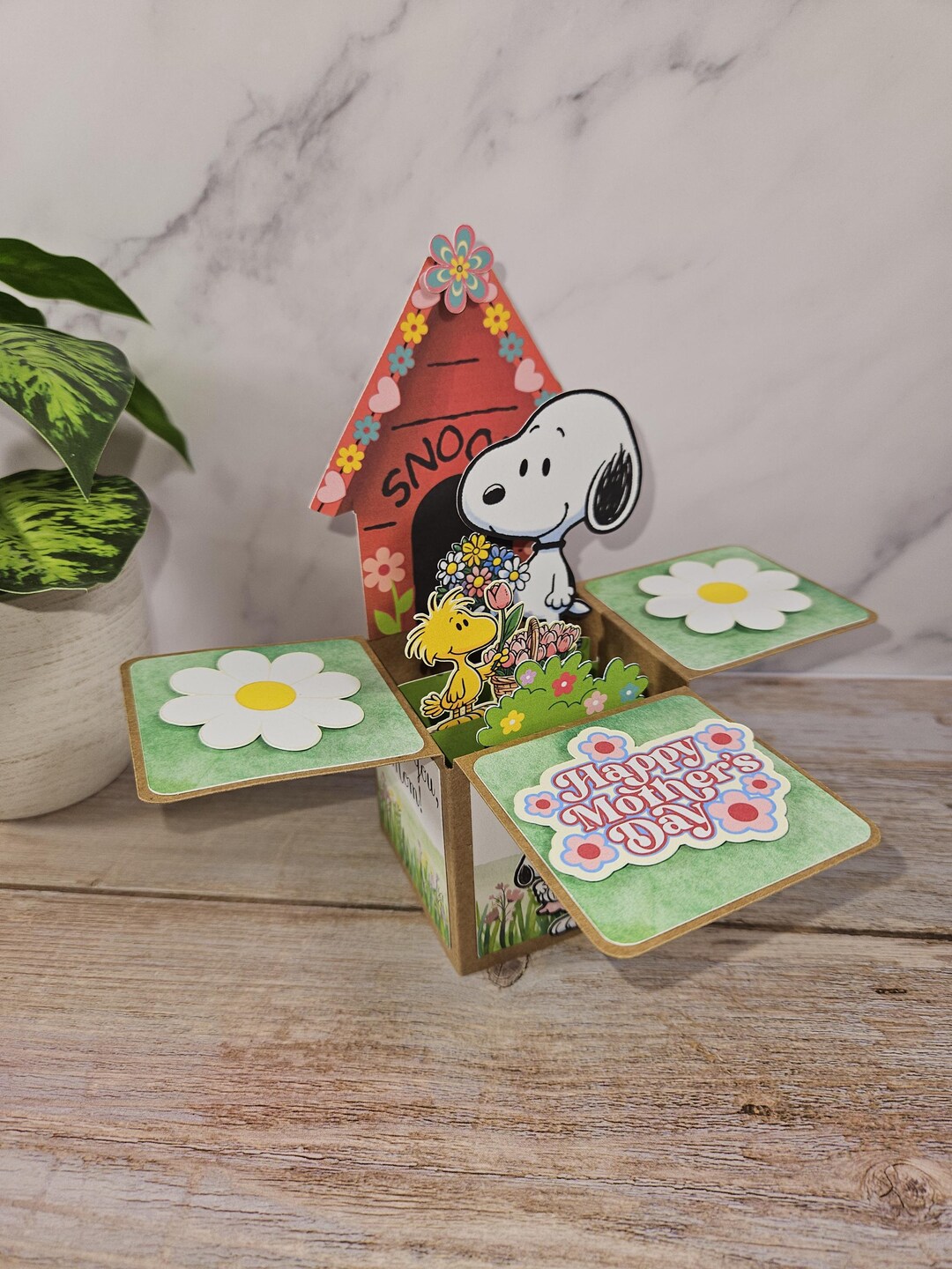 Cartoon Beagle 3D Box Pop-up Box Card Any Occasion Greeting Card Unique ...