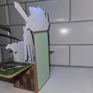 Minecraft Birthday/celebration/greeting 3D Pop-up Box Card/ Party ...