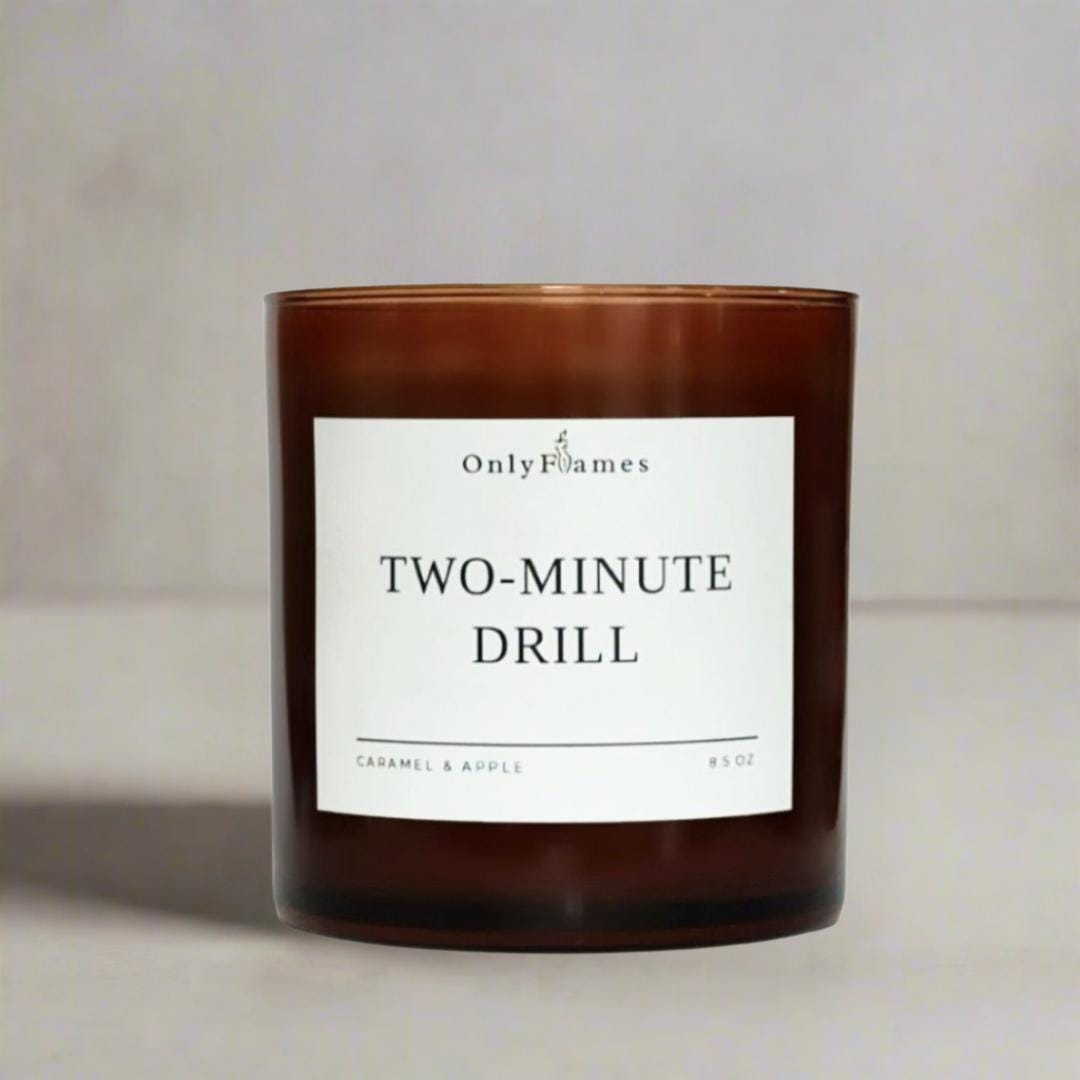 Two-minute Drill Candle: Caramel Apple Scented Soy Wax Candle - Etsy