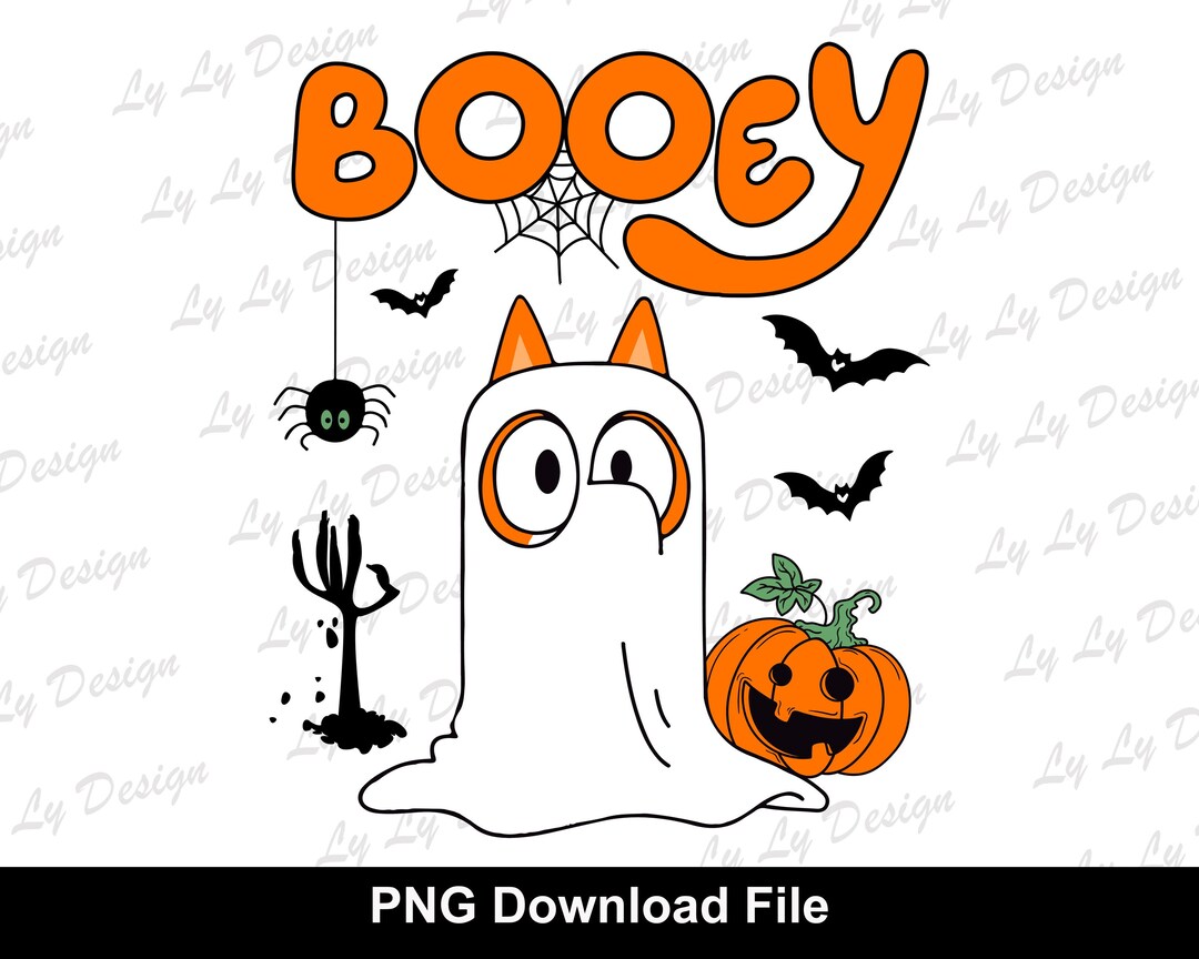Booey Png, Booey Funny Halloween, Bluey Halloween Png, Bluey Halloween ...