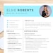 Resume Template Word, Canva Resume, Marine Biology Resume, Academic ...