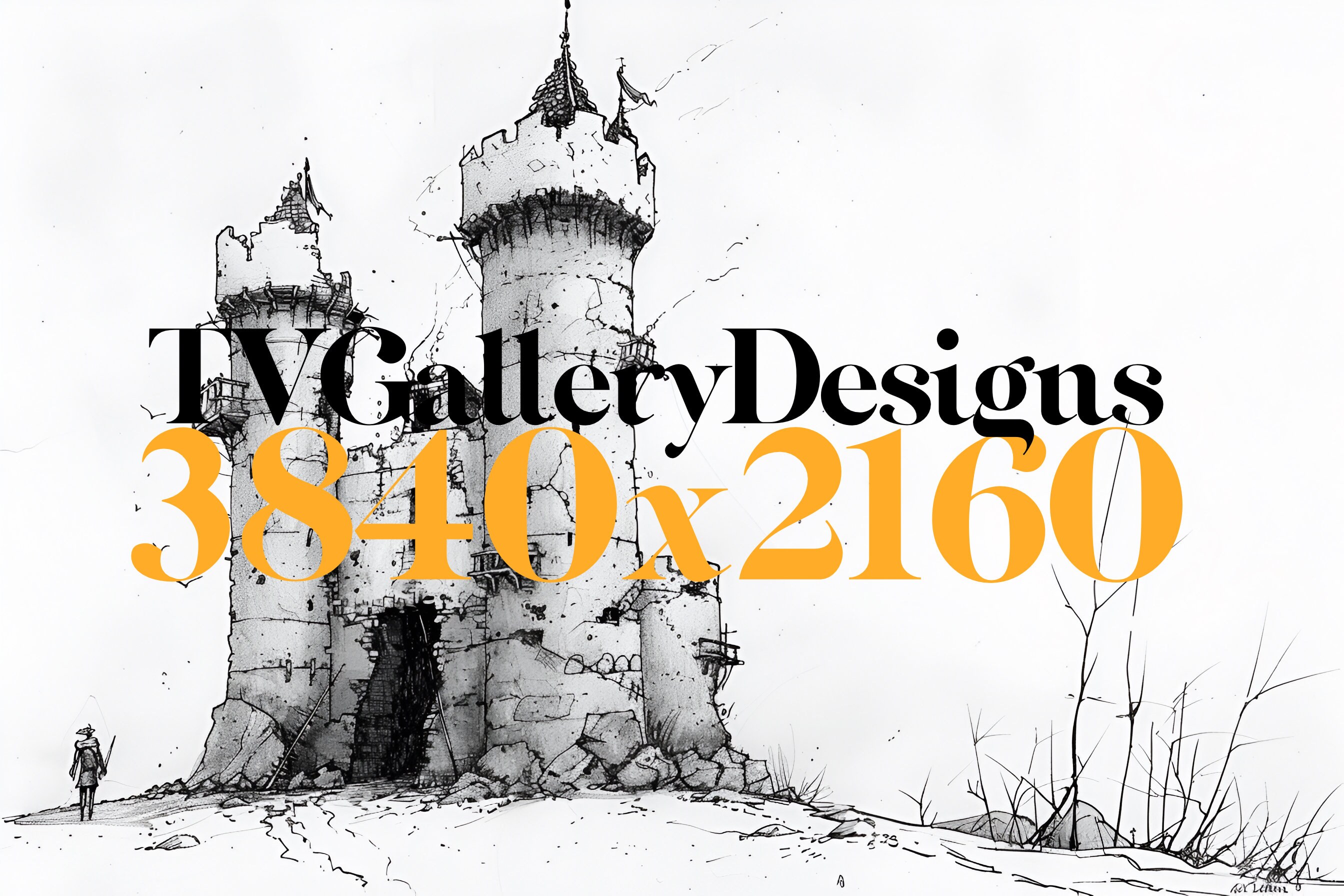 Minimalist Sketch of a Castle Line Drawing - Etsy