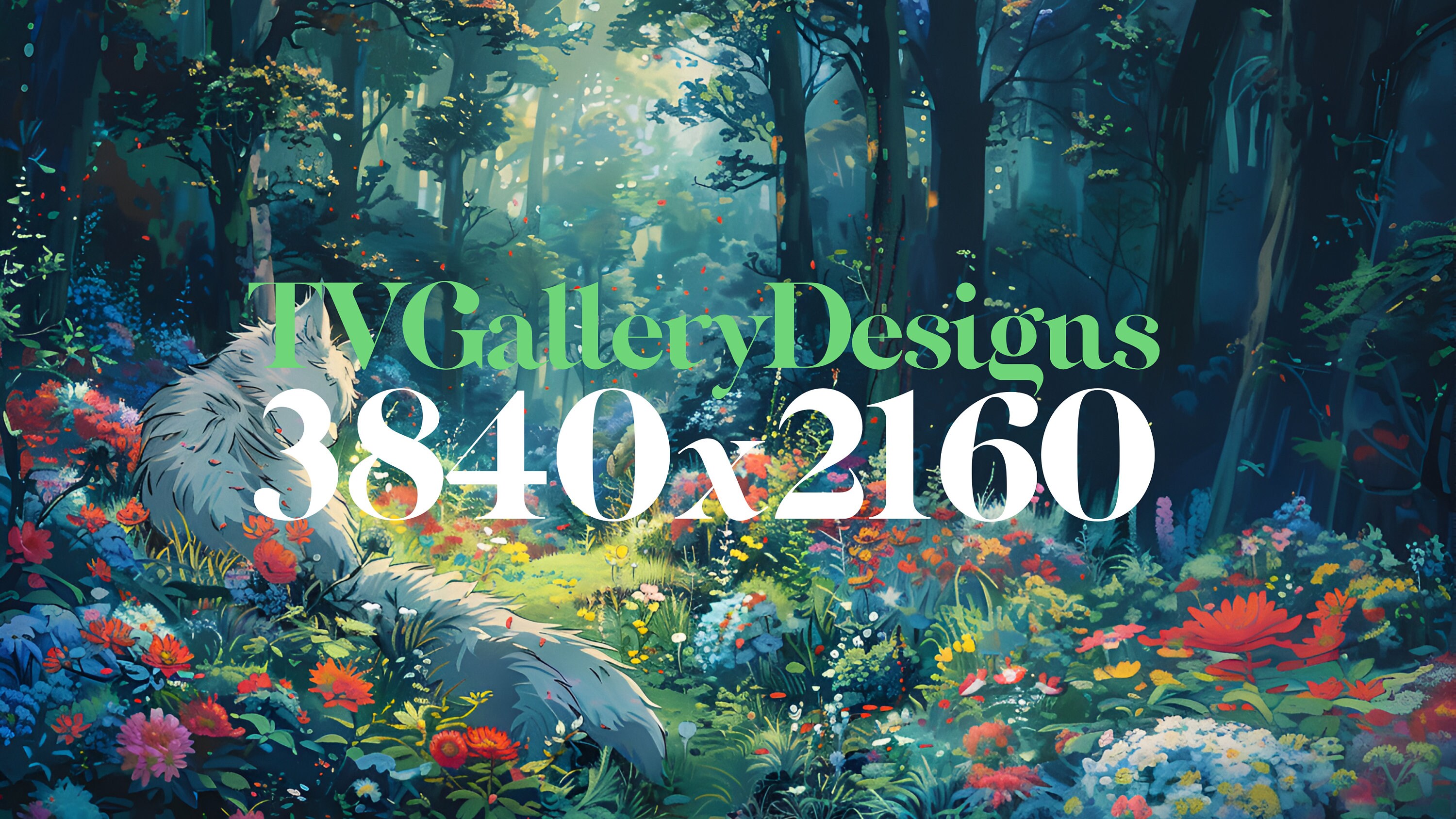 Studio Ghibli Art Style Forest Landscape - Etsy
