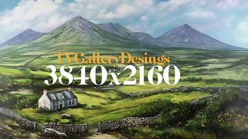 Irish Countryside Landscape Painting - Etsy