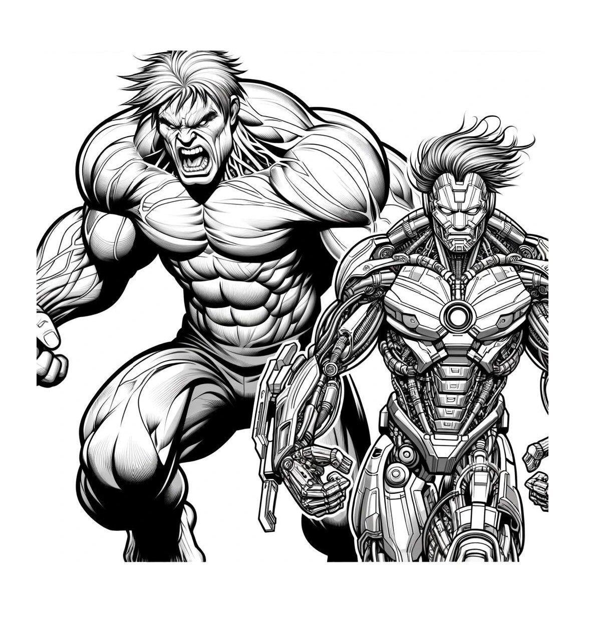 Superhero-themed Coloring - Etsy