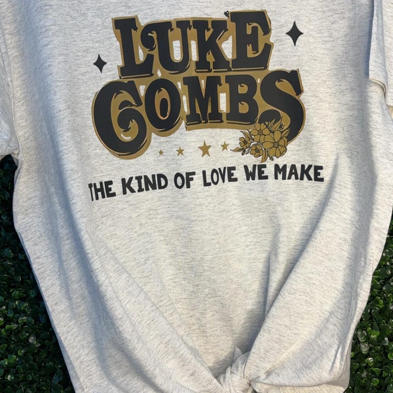 Luke Combs Shirt - Etsy