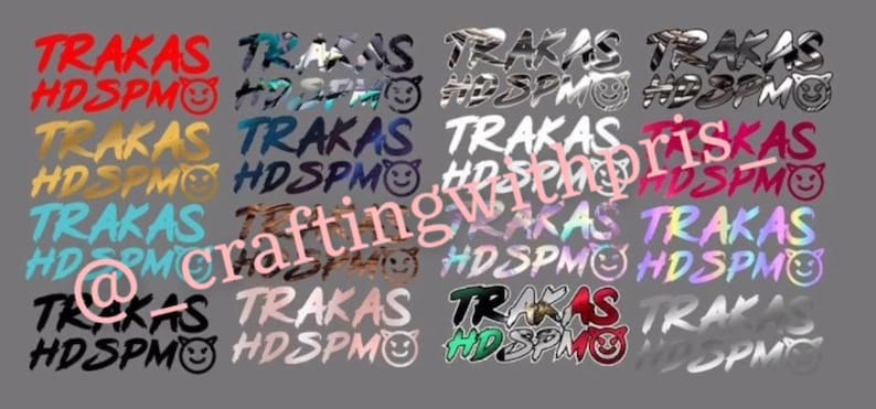 Trakas HDSPM Decals - Etsy