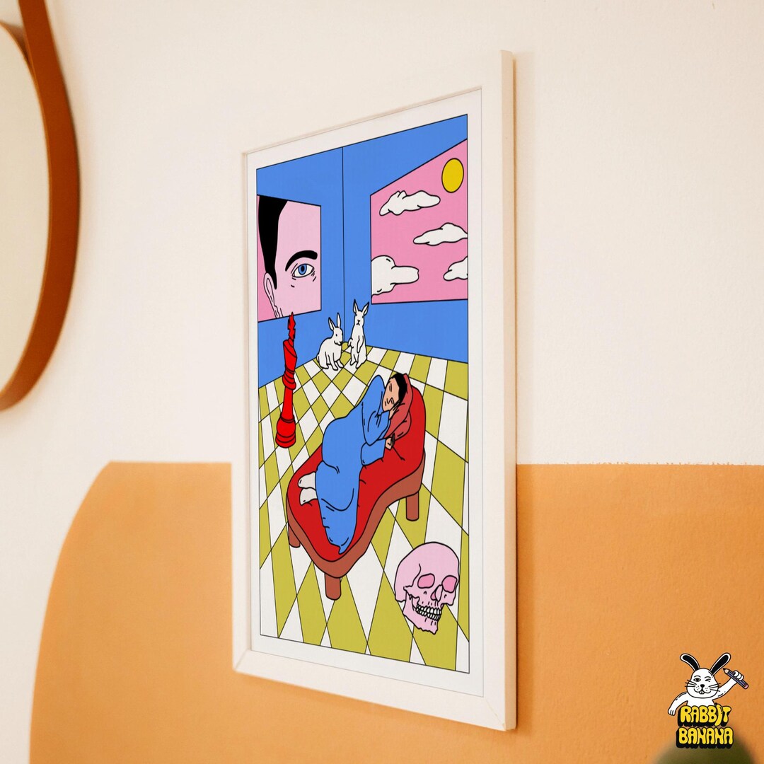 Surrealist Poster – “sogno” – Dark Dream Scene – Surreal Wall Art - Etsy