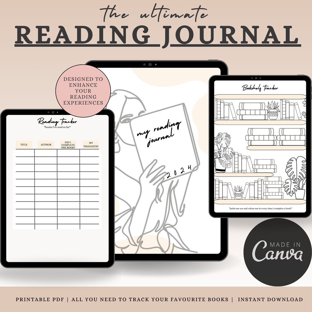 Reading Journal | Reading Tracker | Reading Log Reading Tracker ...