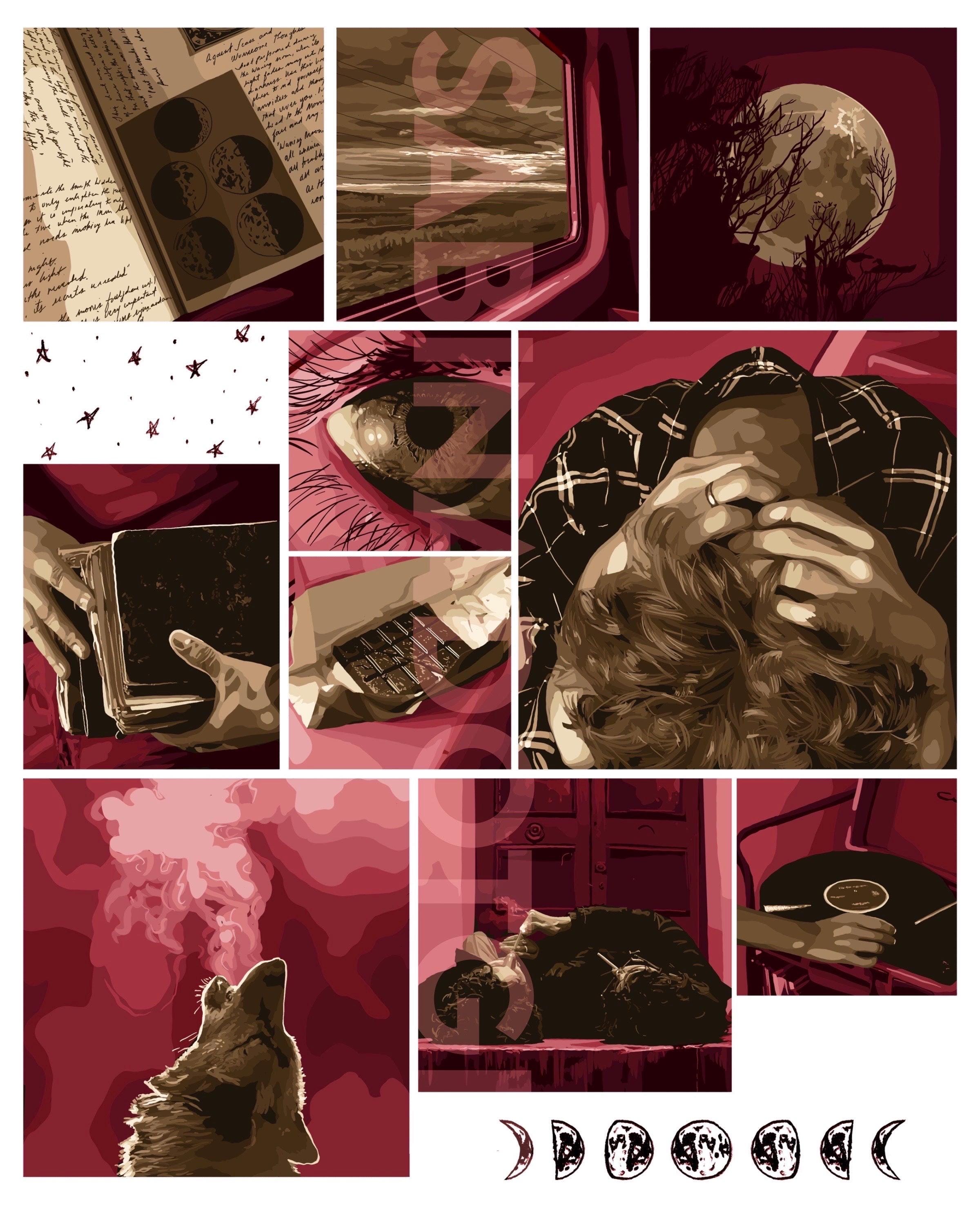 Remus Lupin Art Print | Marauders Aesthetic, 8x10 - Etsy