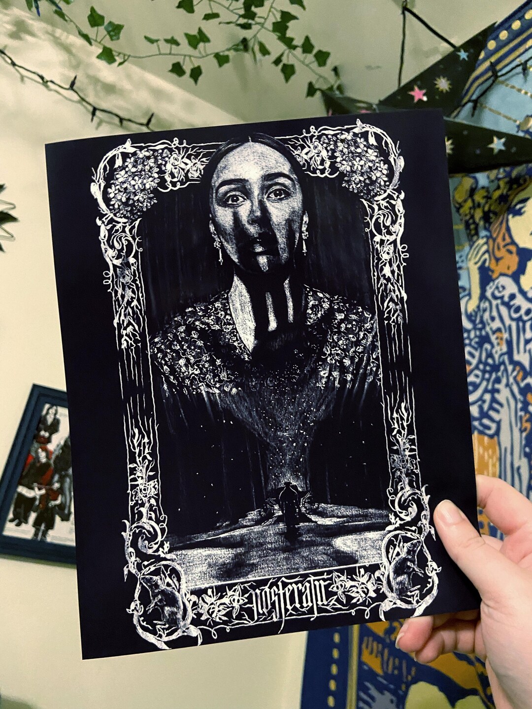 Nosferatu Art Print | Ellen Hutter Artwork | Thomas Fan Art | Lily Rose ...