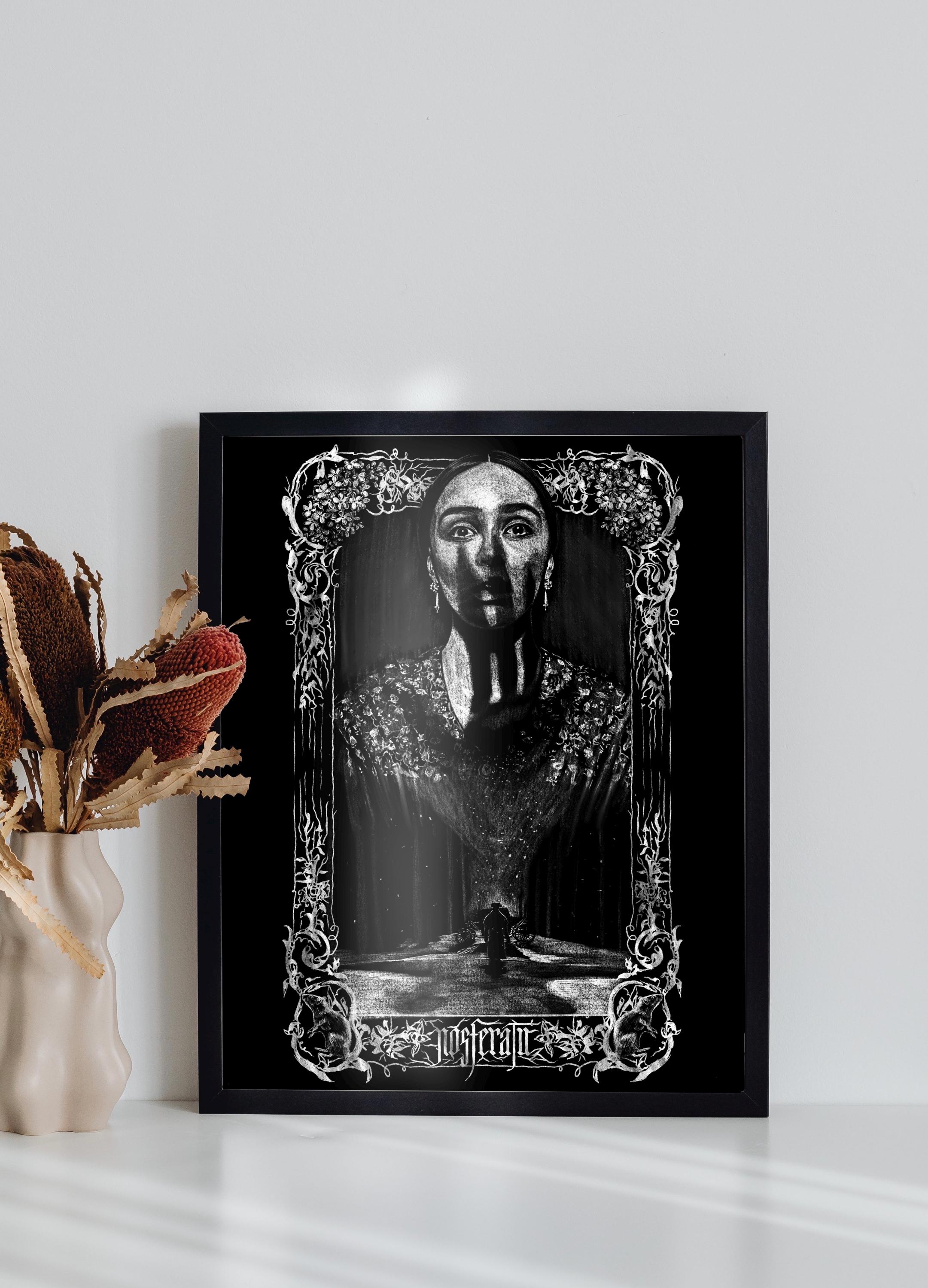 Nosferatu Art Print | Ellen Hutter Artwork | Thomas Fan Art | Lily Rose ...