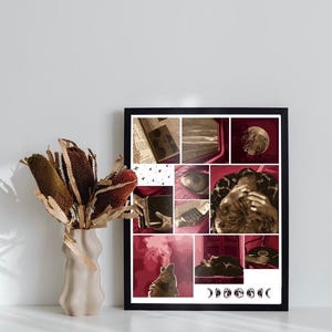 Remus Art Print | Lupin Aesthetic | Moony Red and Beige Fan Art ...