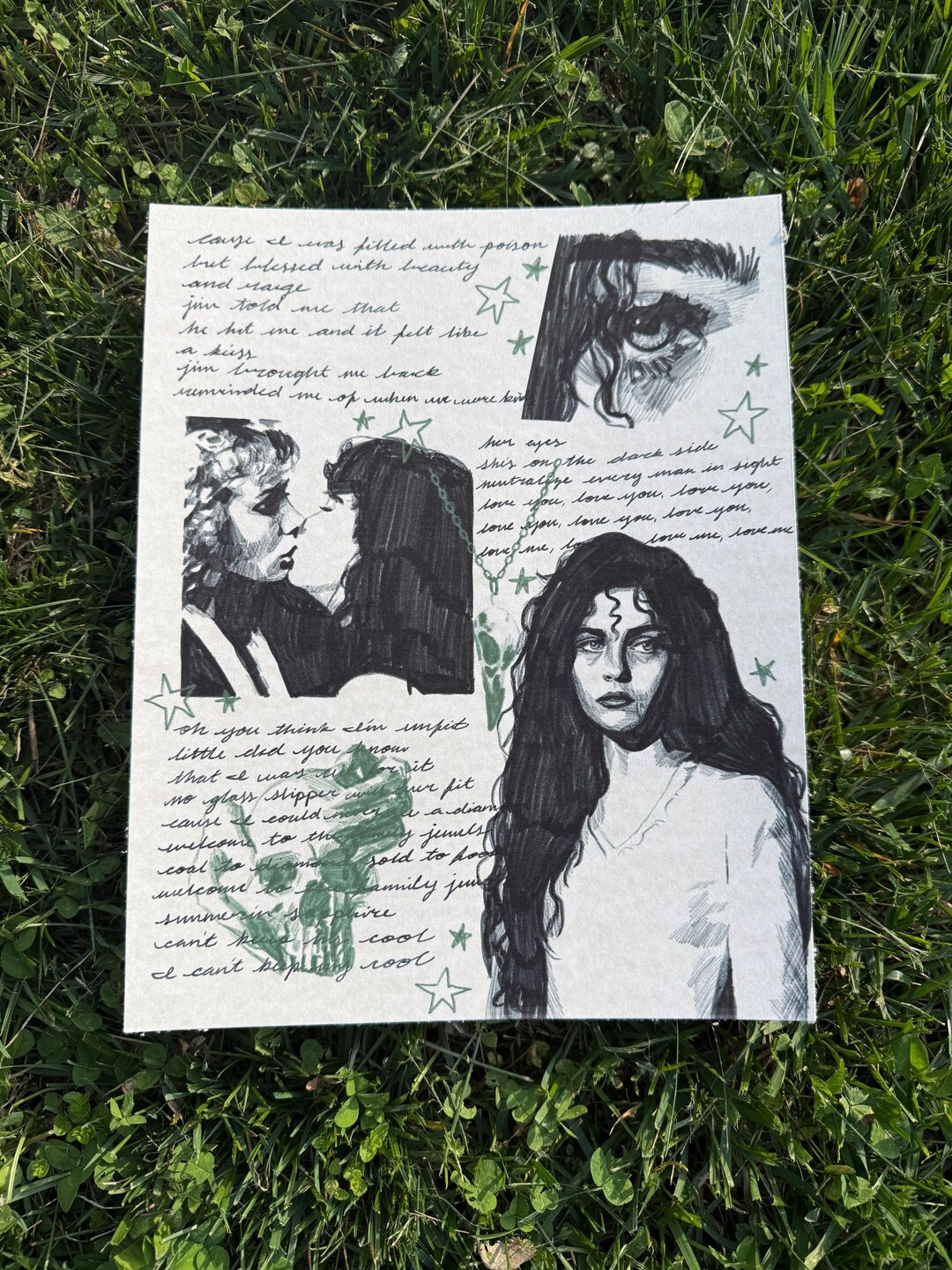 Bellatrix Lestrange Art Print | Sketchbook Page Drawing, Marauders Era ...