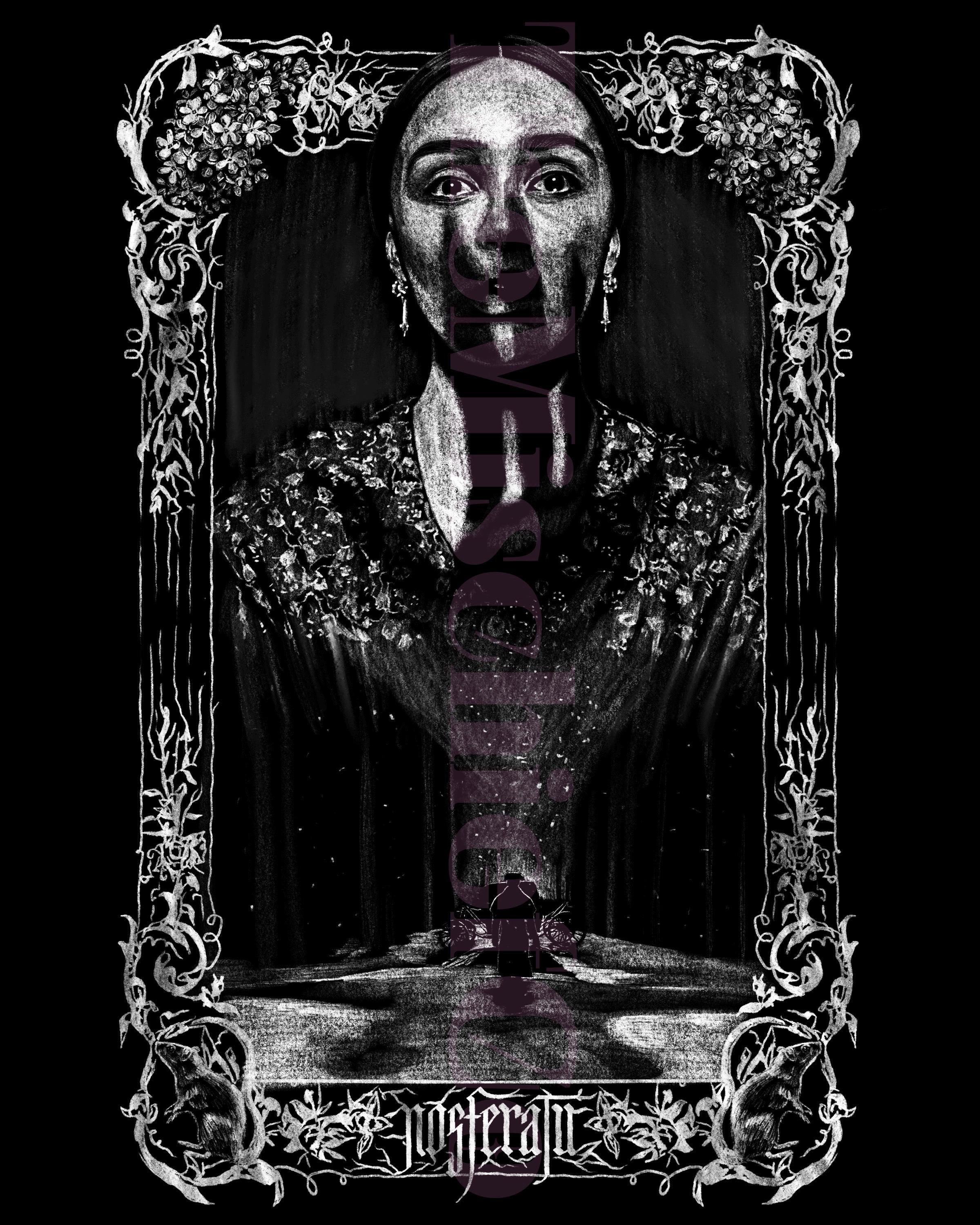Nosferatu Art Print | Ellen Hutter Artwork | Thomas Fan Art | Lily Rose ...