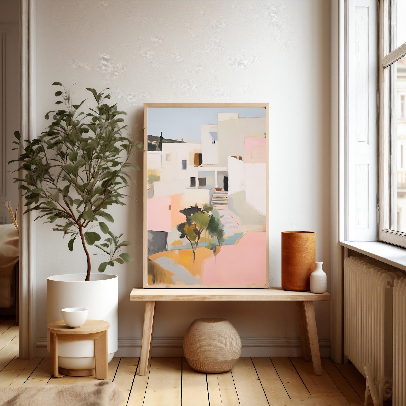 Ibiza Print, Ibiza Watercolor Painting, Spain Travel Poster, Mediterranean Art Print, Abstract ...