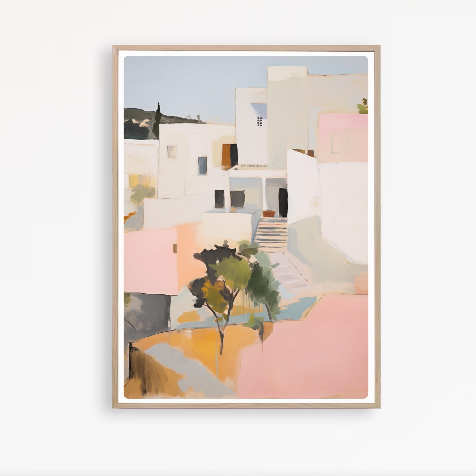 Ibiza Print, Ibiza Watercolor Painting, Spain Travel Poster ...