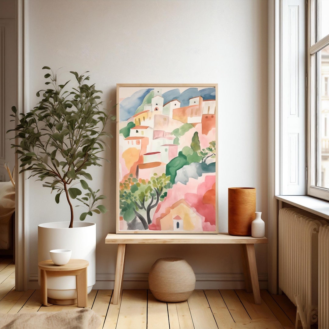Italy Capri Print, Capri Watercolor Painting, Italy Travel Print ...