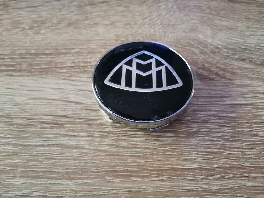 Maybach Wheel Cap Black With Silver Set 6 Cm 4 Pieces - Etsy