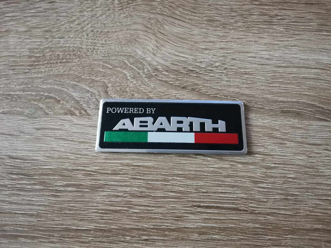 Fiat Abarth Powered by Abarth Emblem Logo - Etsy
