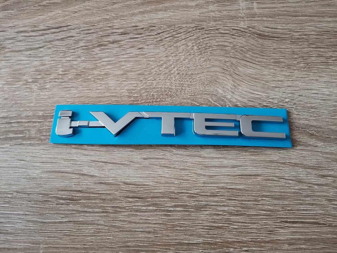 Honda I-vtec Silver Emblem Logo - Etsy