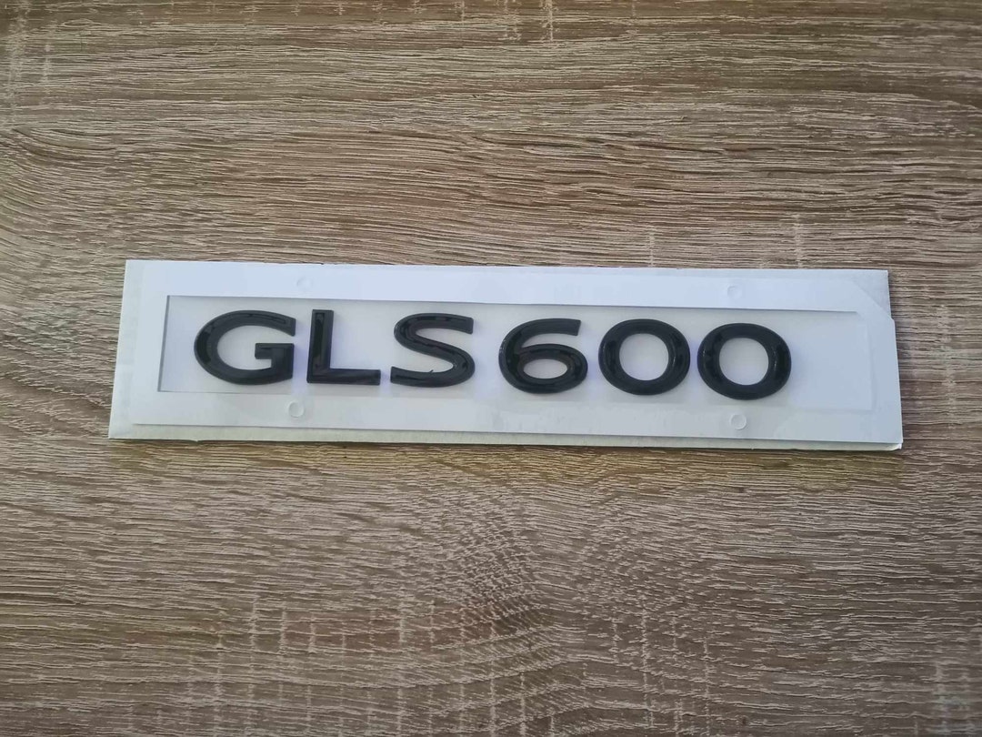 Mercedes Benz GLS 600 Black Emblem Newest Font - Etsy