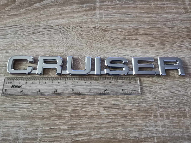 Toyota Land Cruiser Silver Emblem Logo Lettering - Etsy