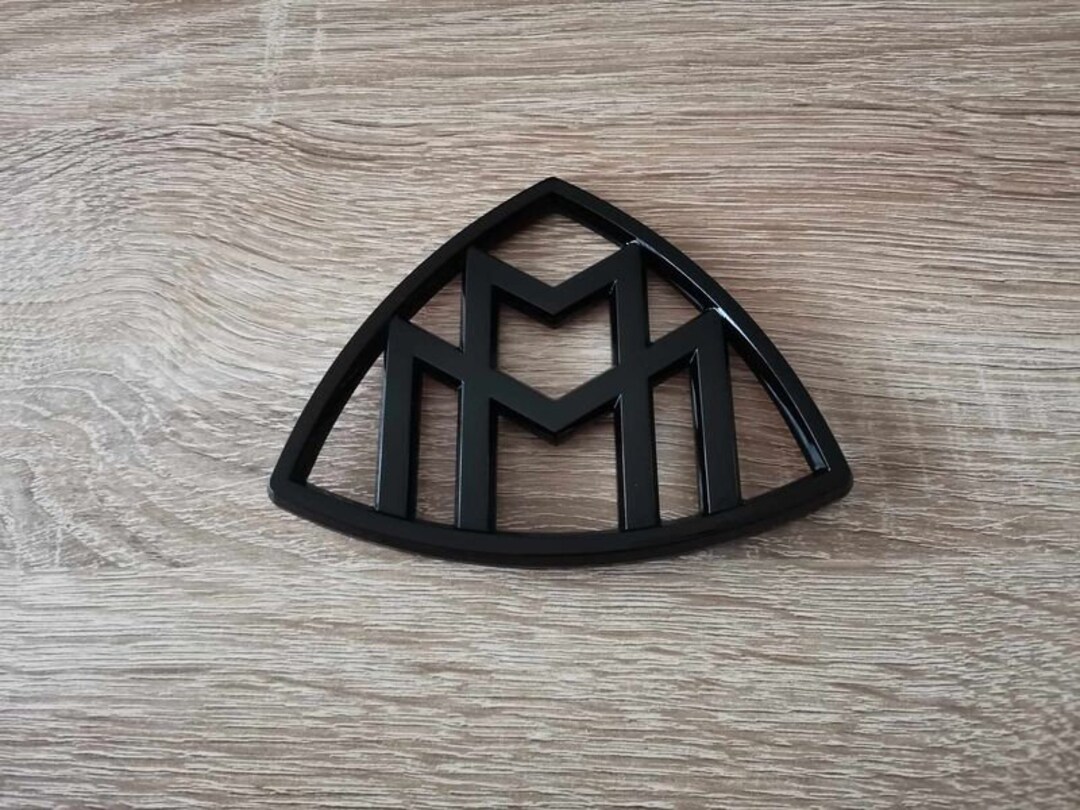 Mercedes Benz Maybach Black Rear Emblem - Etsy