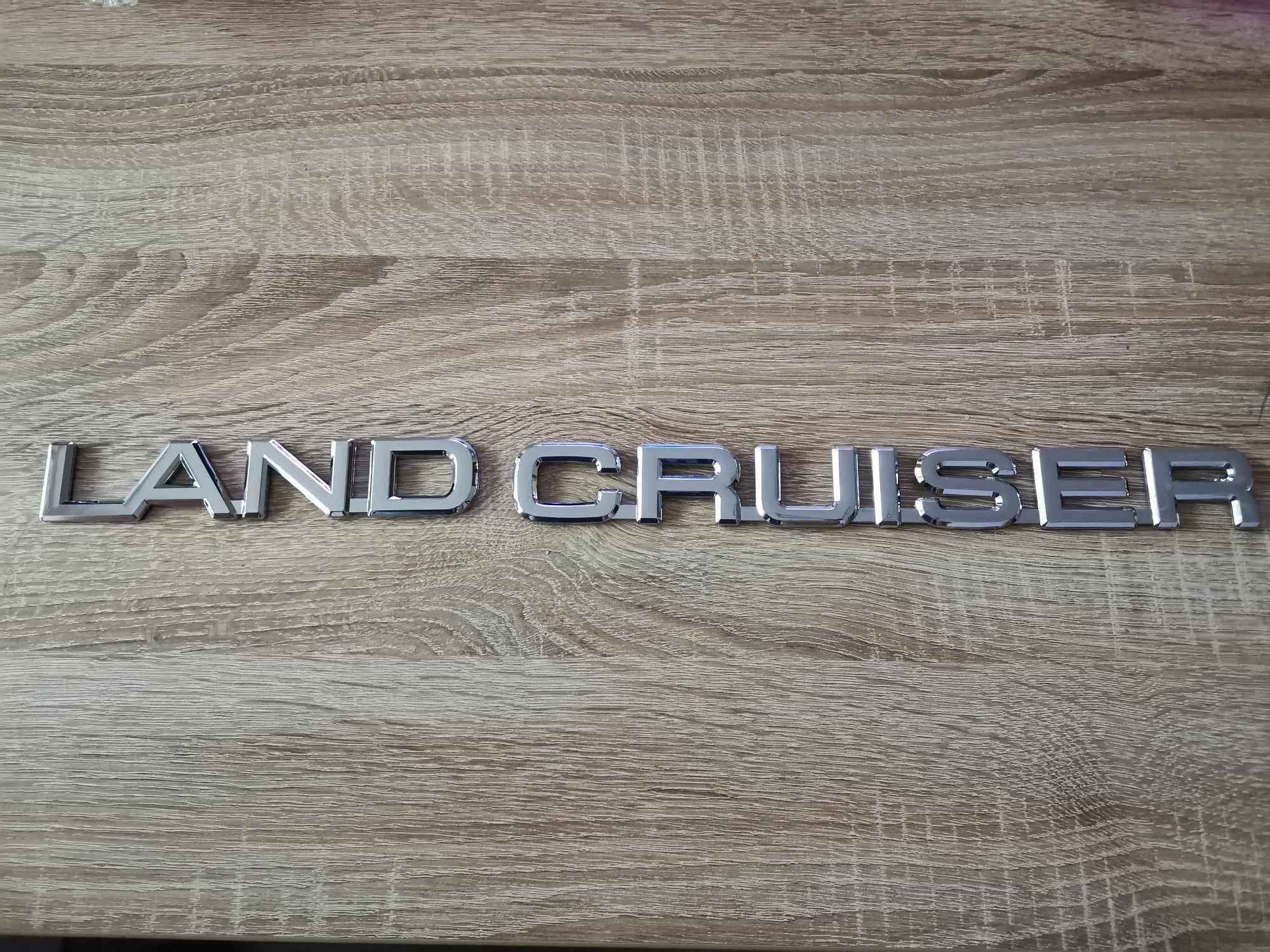 Toyota Land Cruiser Silver Emblem Logo Lettering - Etsy