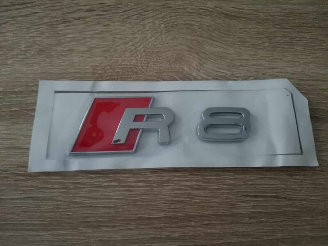 Audi R8 Silver Emblem Logo - Etsy