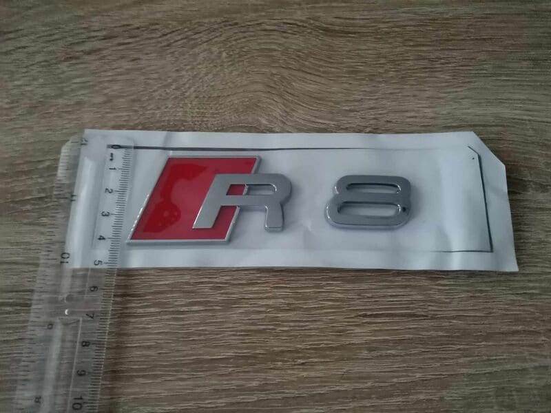 Audi R8 Silver Emblem Logo - Etsy