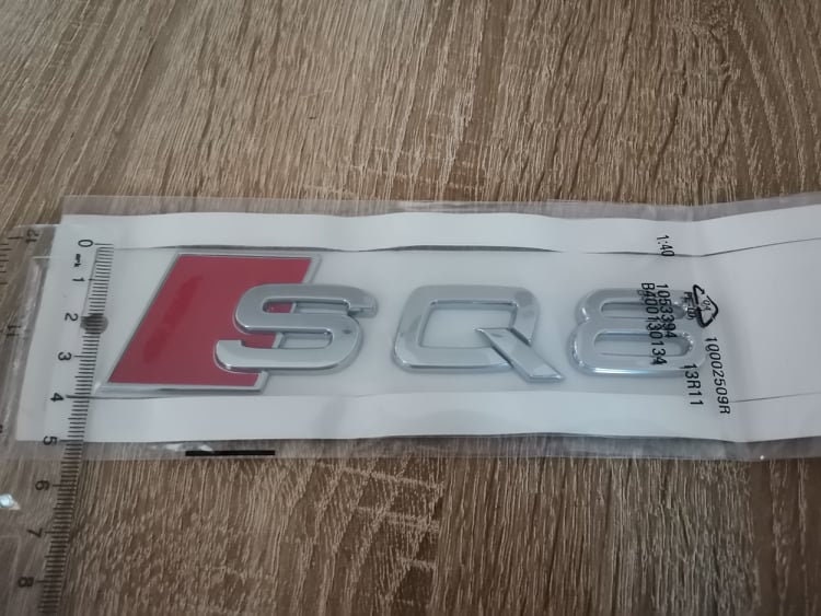 Audi SQ8 Silver Emblem Logo - Etsy