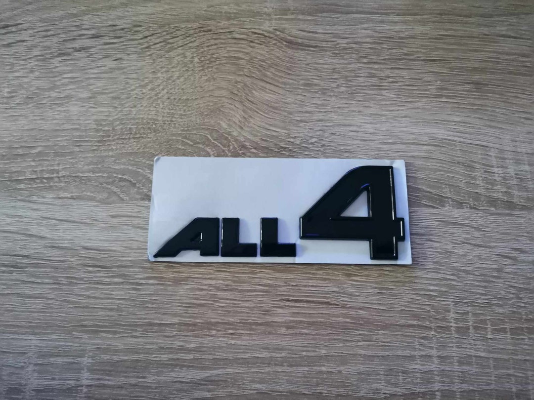Mini Cooper All 4 Full Black Emblem Logo - Etsy