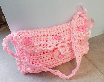Crochet Ribbon Bag - Etsy