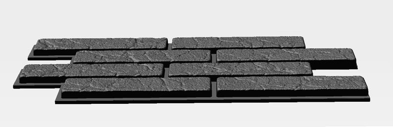 CNC Ready 3D Interlocking Brick Pattern STL File Detailed & Scalable ...