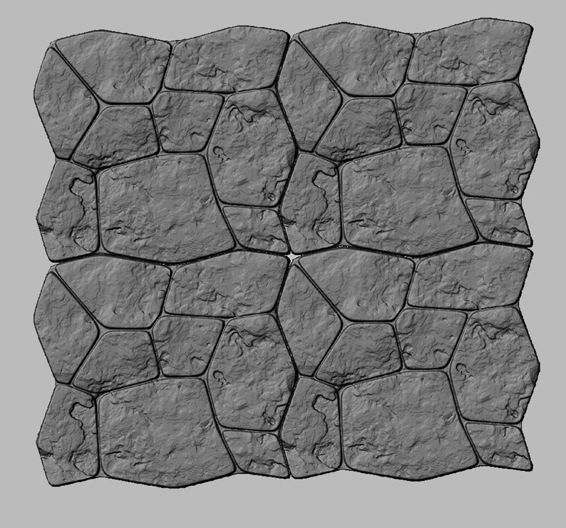 Natural Stone 3D Panel STL File for CNC Routing - Etsy
