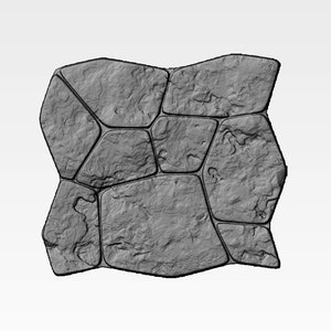 Natural Stone 3D Panel STL File for CNC Routing - Etsy