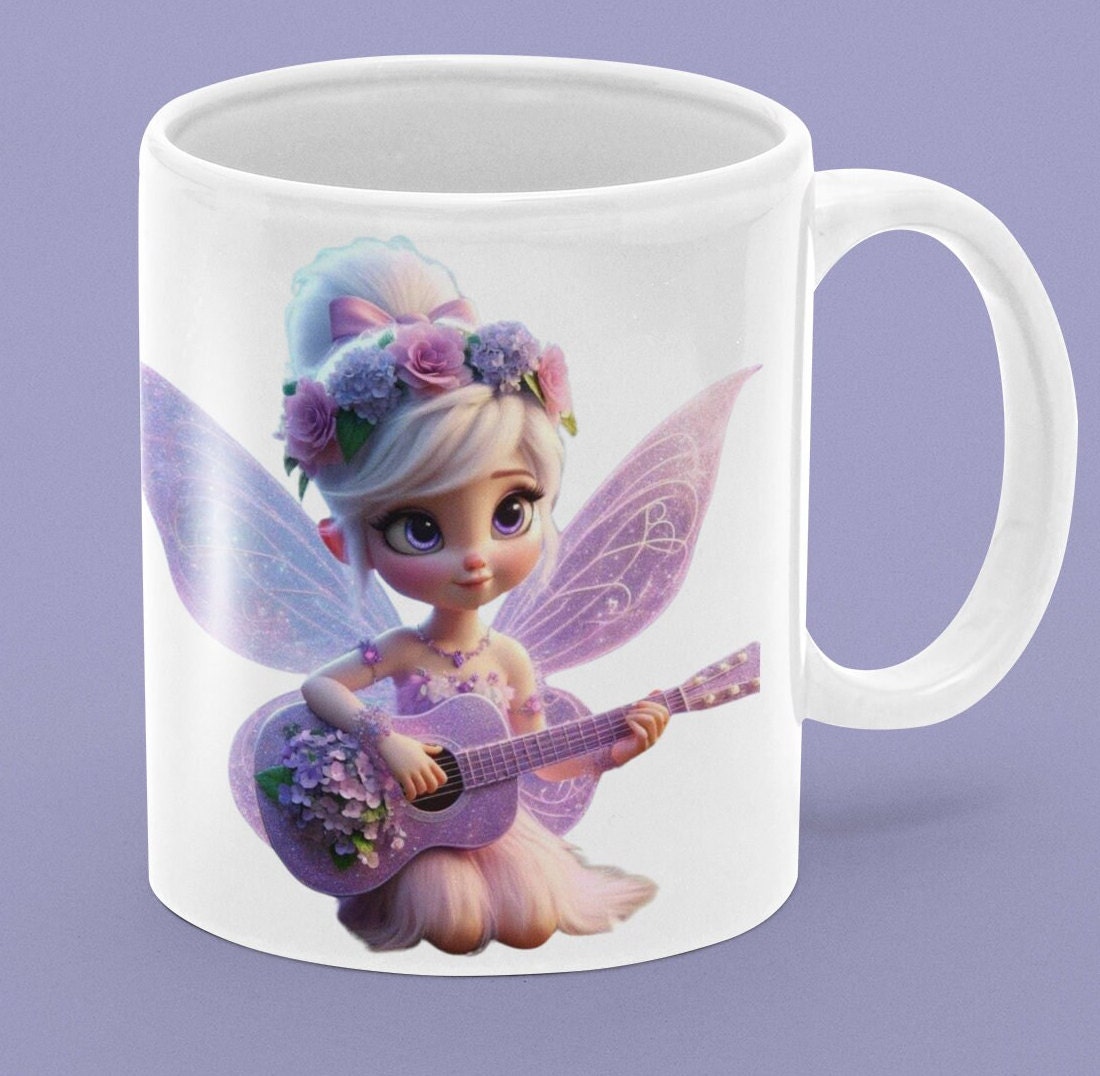 Magical Musical Fairy Image Enchanting Fairy Playing Guitar Magical ...