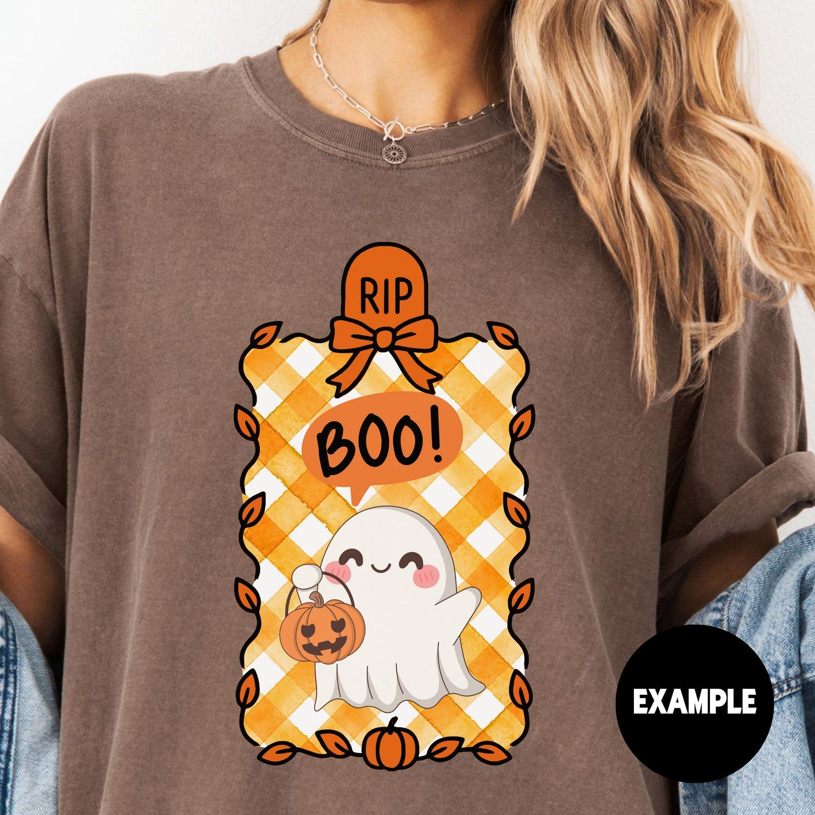Halloween Ghost Clipart Set: Hand-drawn Doodle Frames (PNG Digital ...