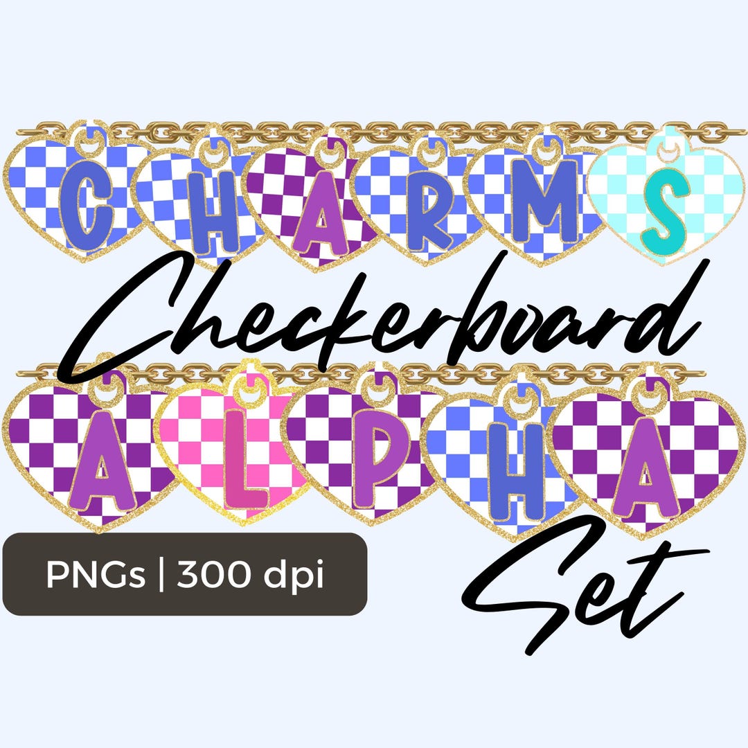 Charm Shape Checkerboard Alphabet PNG Letter, Clipart Checkerboard ...
