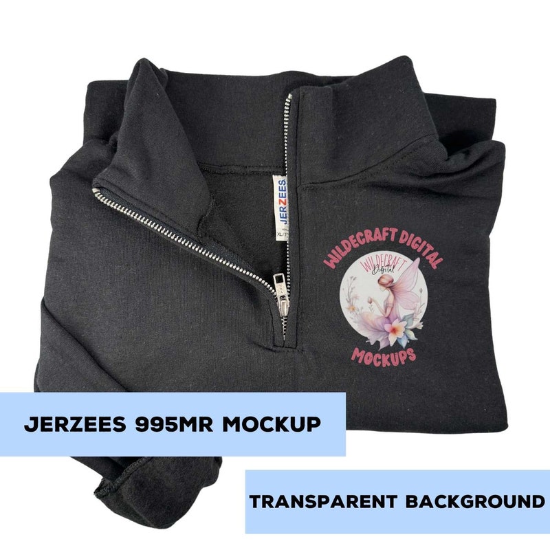 Quarter Zip Mockup - Etsy