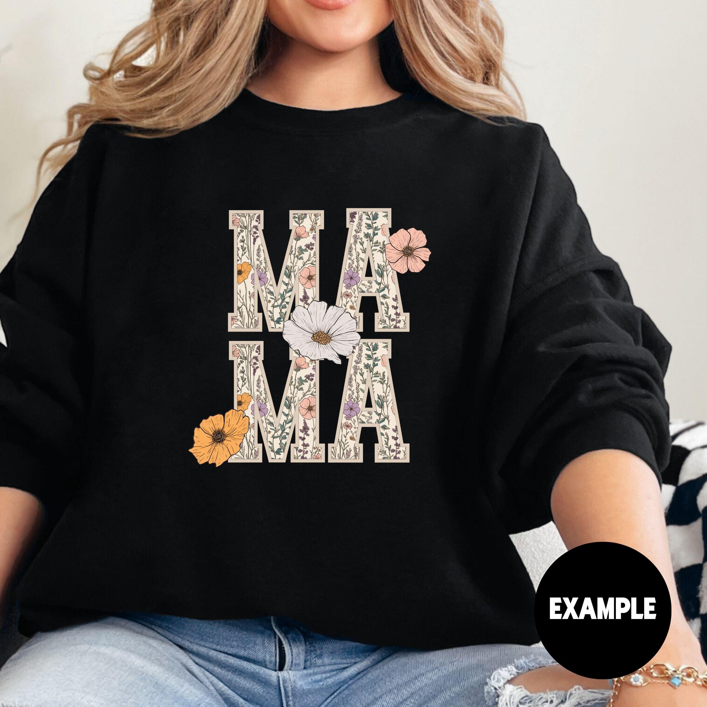 Varsity Style Wildflower Alphabet PNG Set, Elegant Floral Garden ...