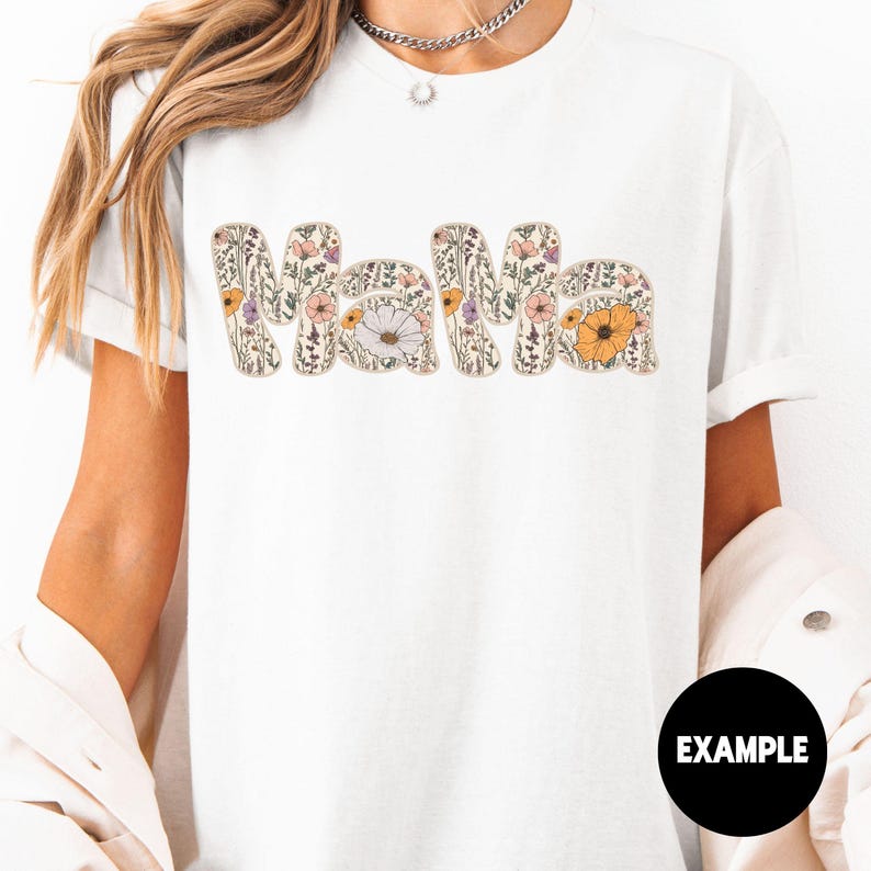 Trendy Wildflower Alphabet PNG Set, Elegant Floral Garden Letters ...