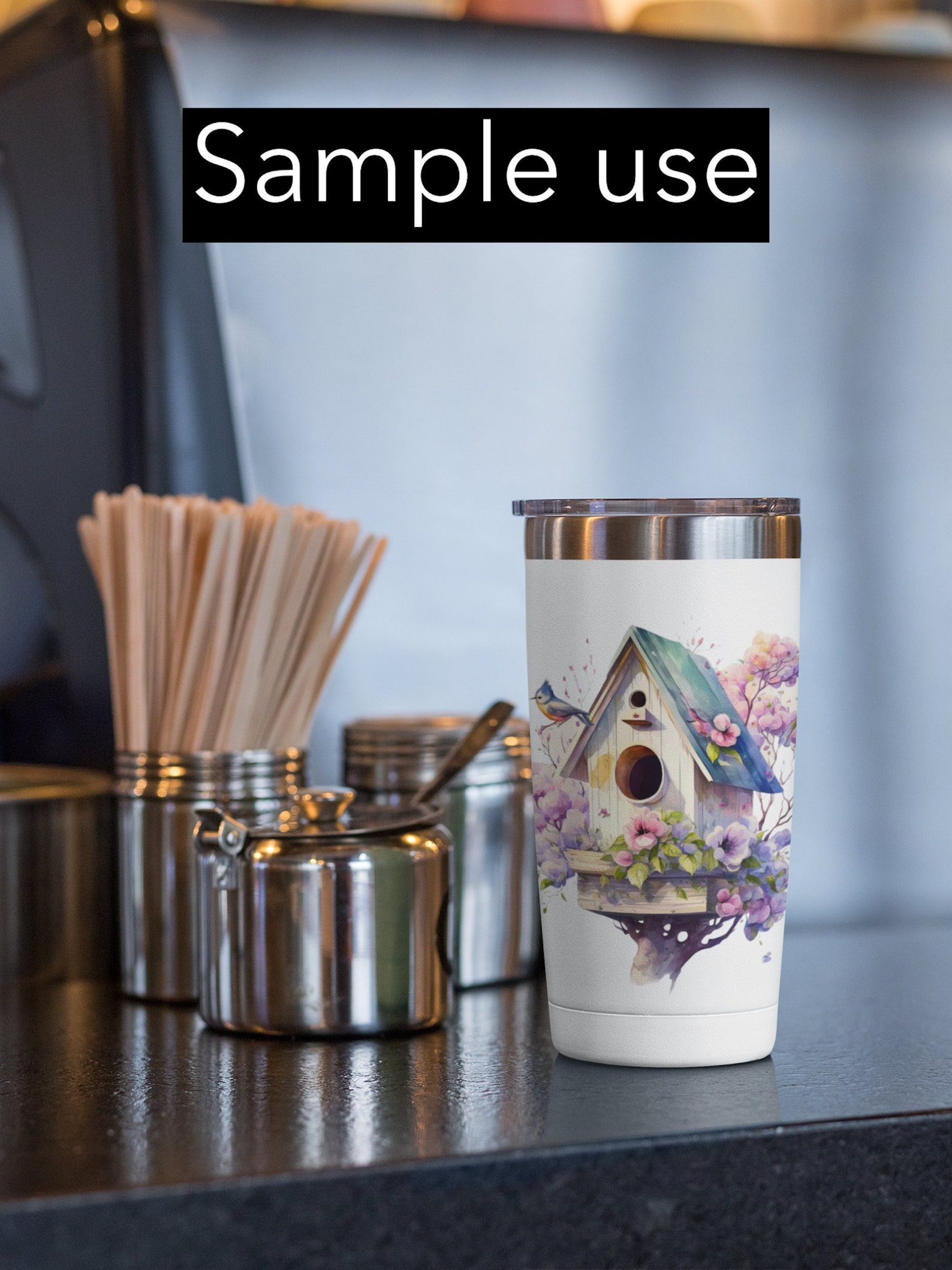 Spring Garden Birdhouse Design Garden Clipart PNG Garden Birds ...