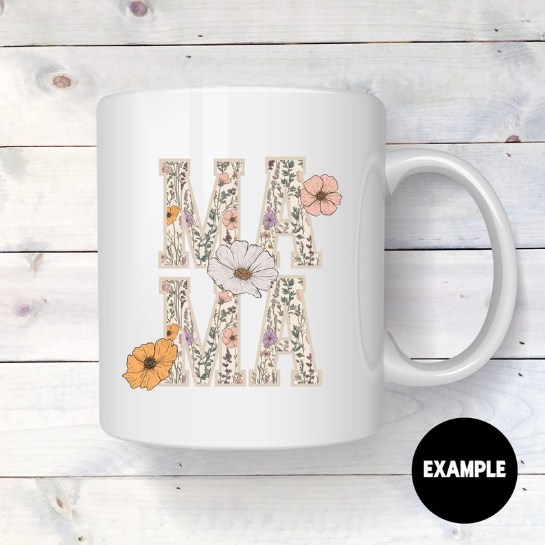 Varsity Style Wildflower Alphabet PNG Set, Elegant Floral Garden ...