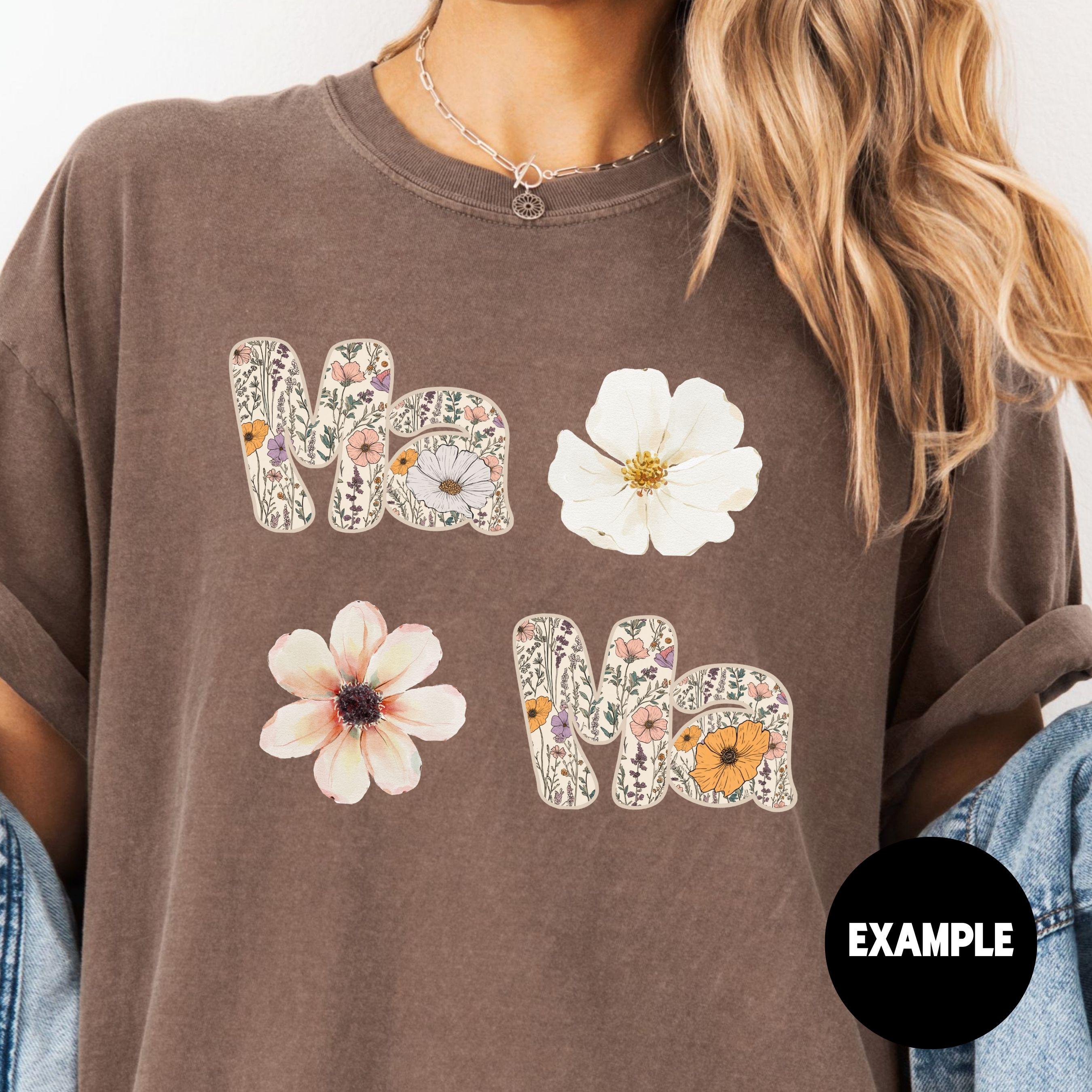 Trendy Wildflower Alphabet PNG Set, Elegant Floral Garden Letters ...