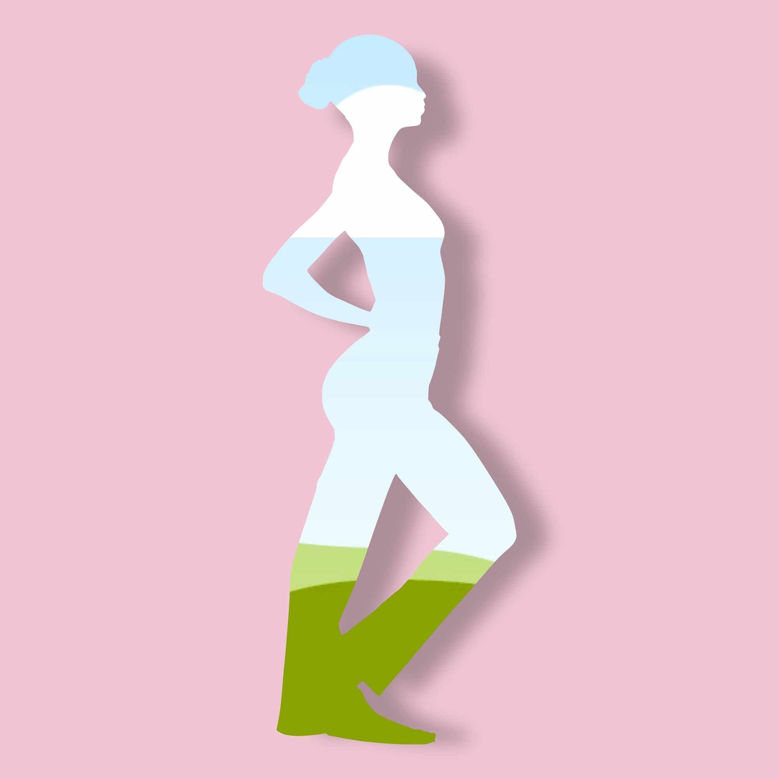 Yoga Canva Frame Drag and Drop Editable Woman Practicing Yoga Design ...